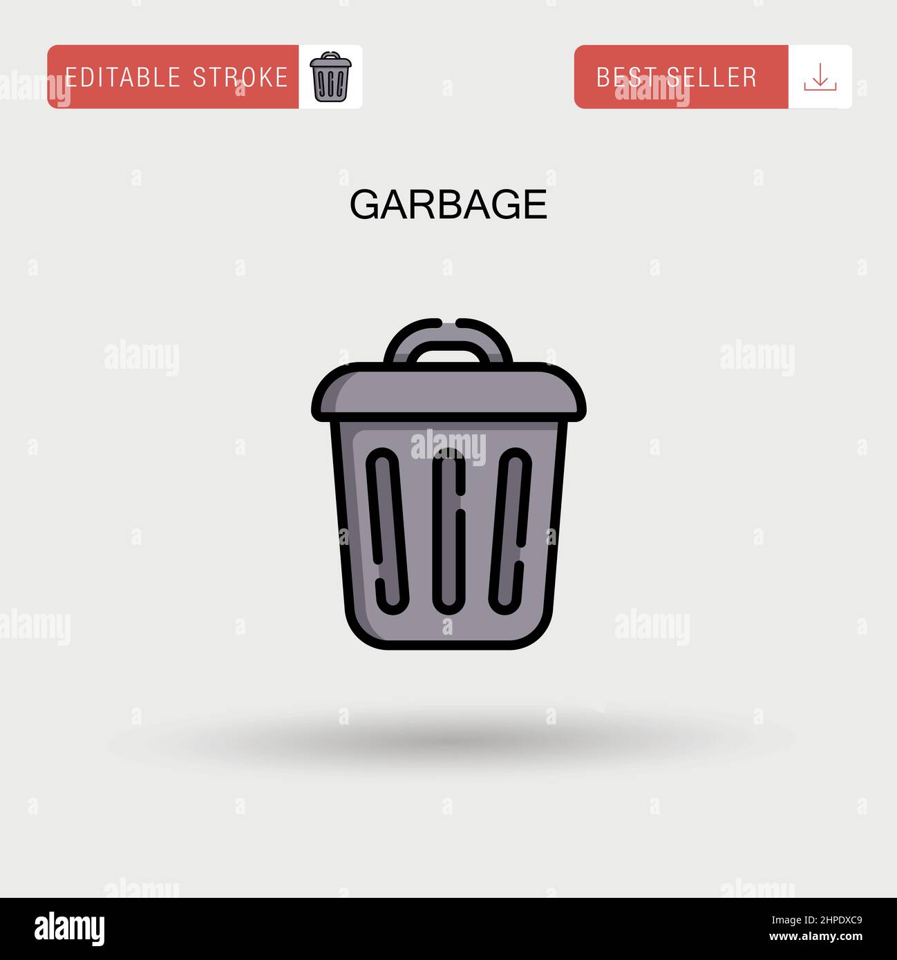 Garbage collection service litter Stock Vector Images - Alamy