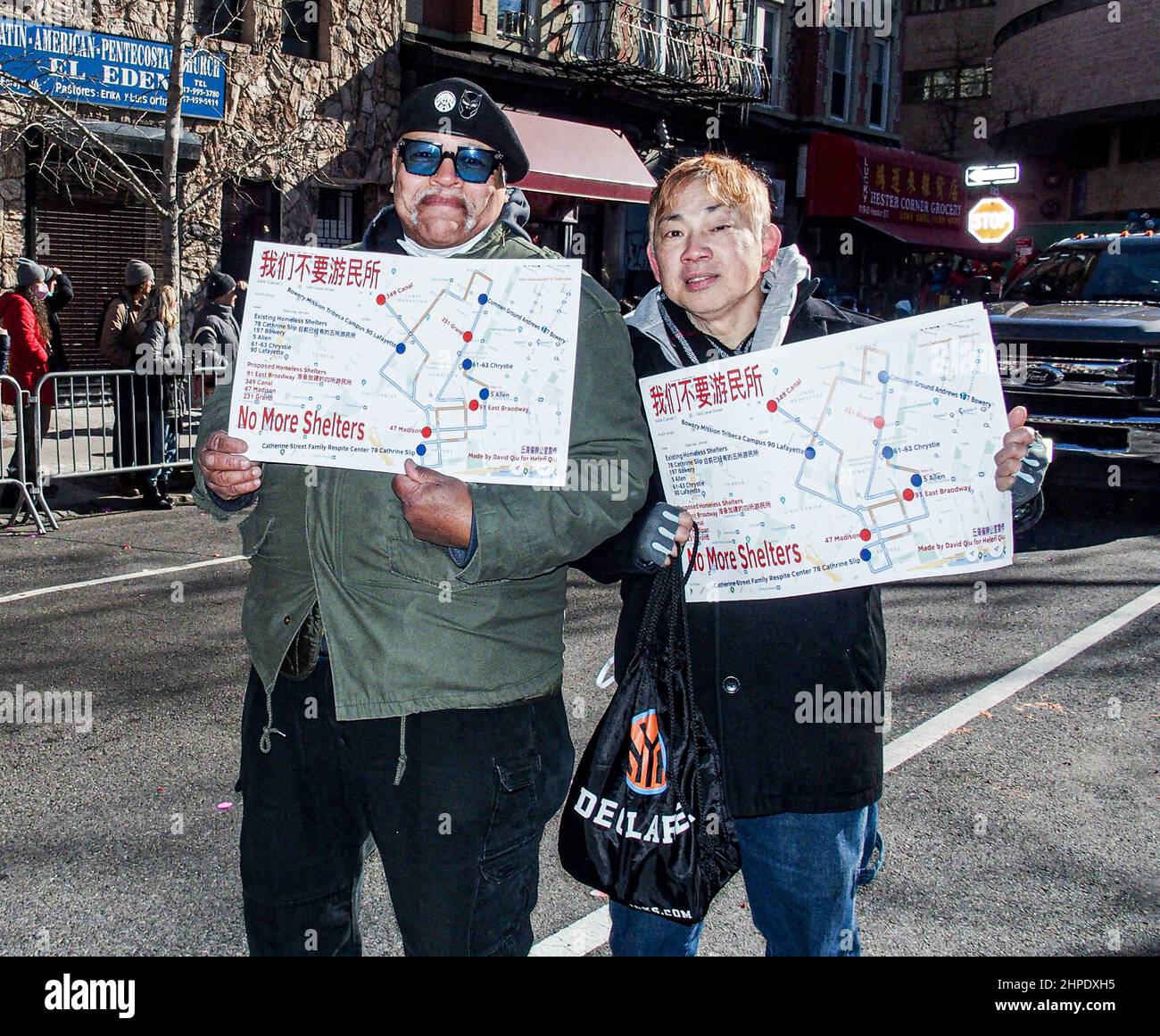 New York, New York, USA. 20th Feb, 2022. CURTIS SLIWA and Guardian ...