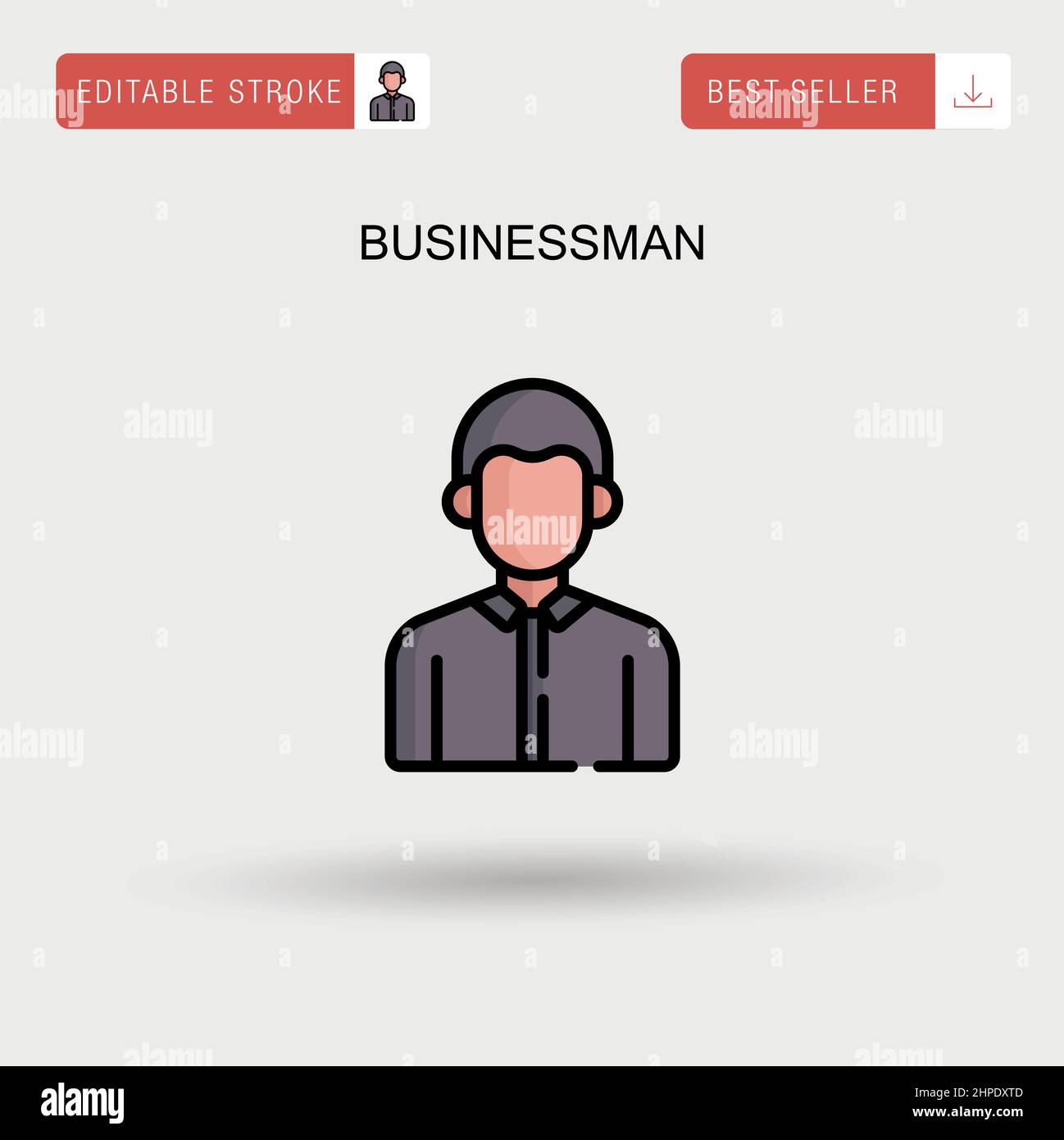 Caucasian male boss work Stock Vector Images - Alamy