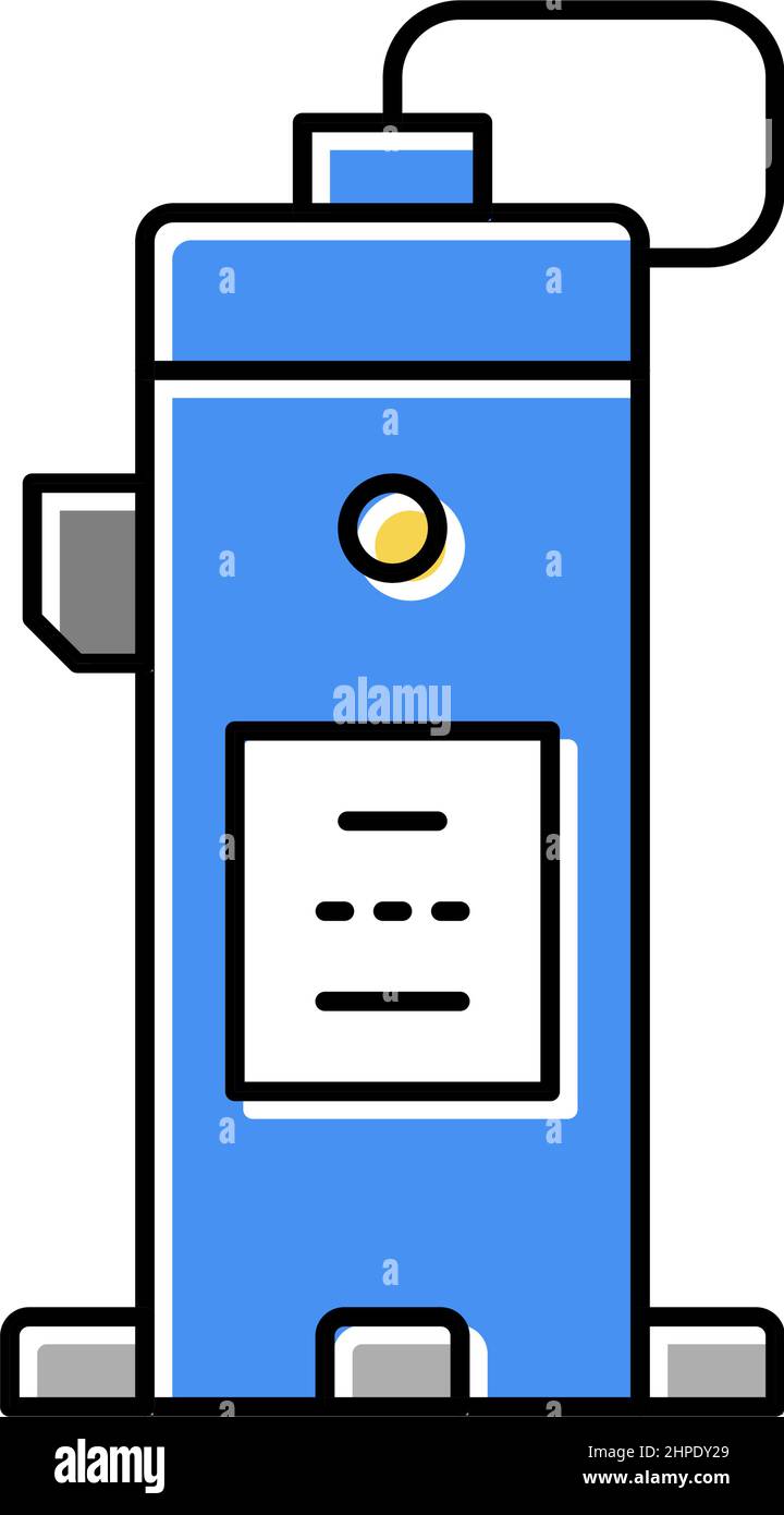 industrial air compressor color icon vector illustration Stock Vector ...