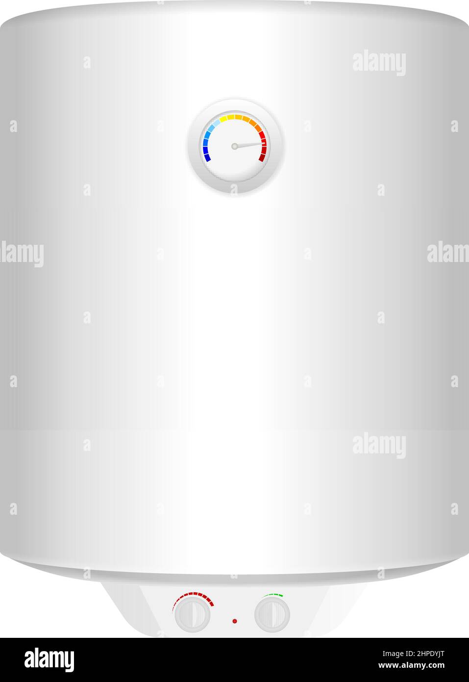 Water heater on a white background. Vector illustration Stock Vector ...