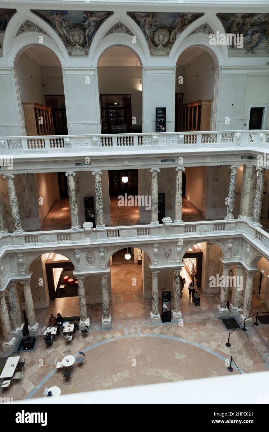 Hall of Weltmuseum Wien. Vienna, Austria Stock Photo - Alamy