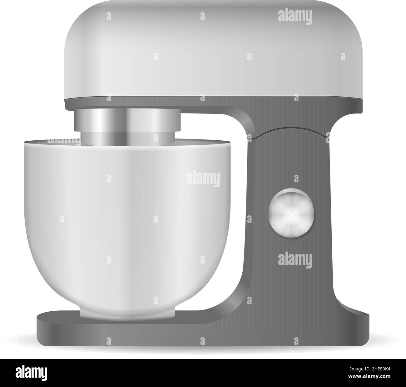 Stand mixer on a white background. Vector illustration Stock Vector ...