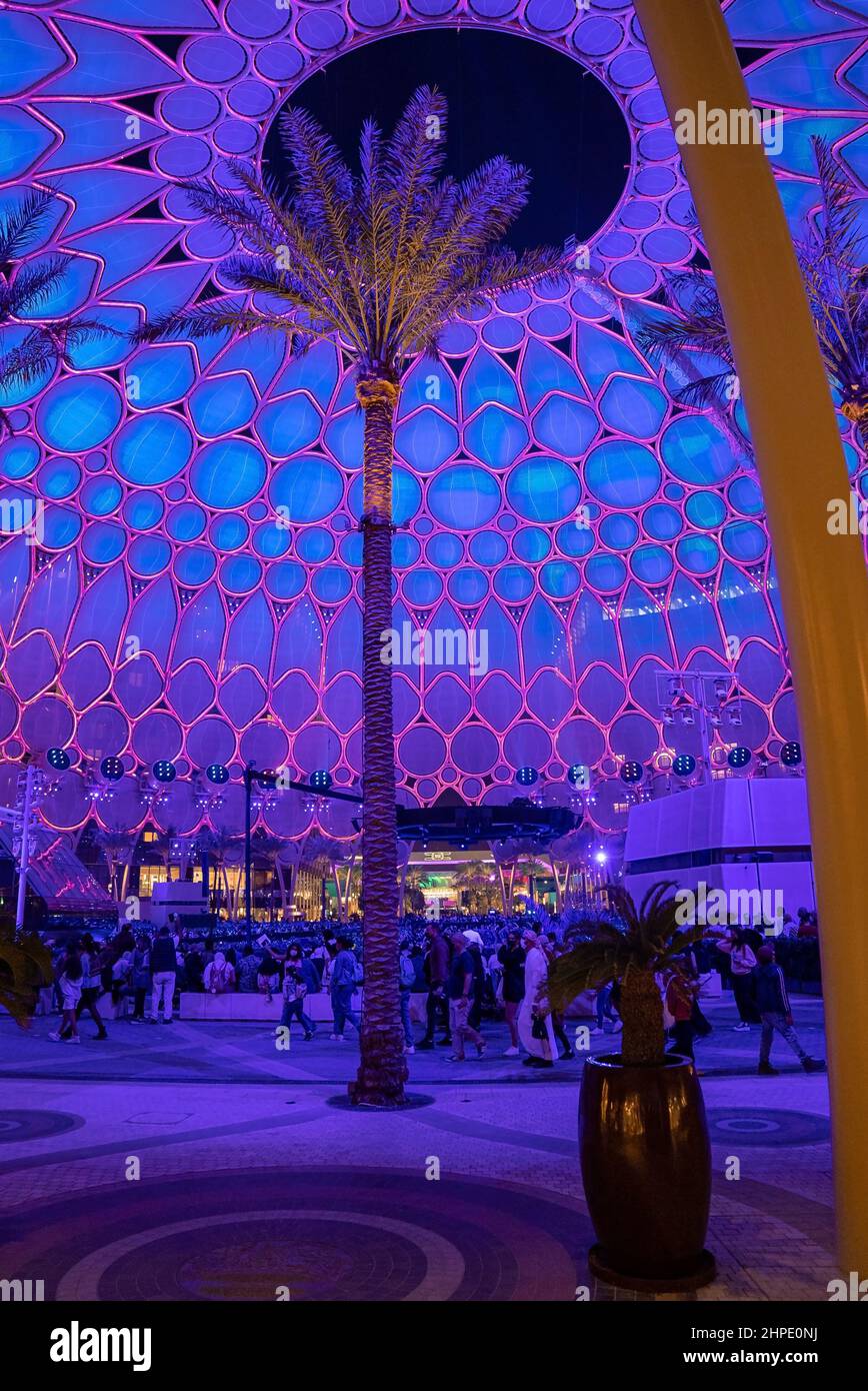 Dubai Expo 2020 exhibition show with many amazing pavilions Stock Photo ...