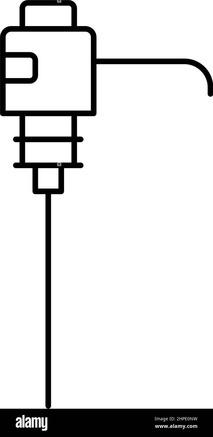 pump for water line icon vector illustration Stock Vector Image & Art ...