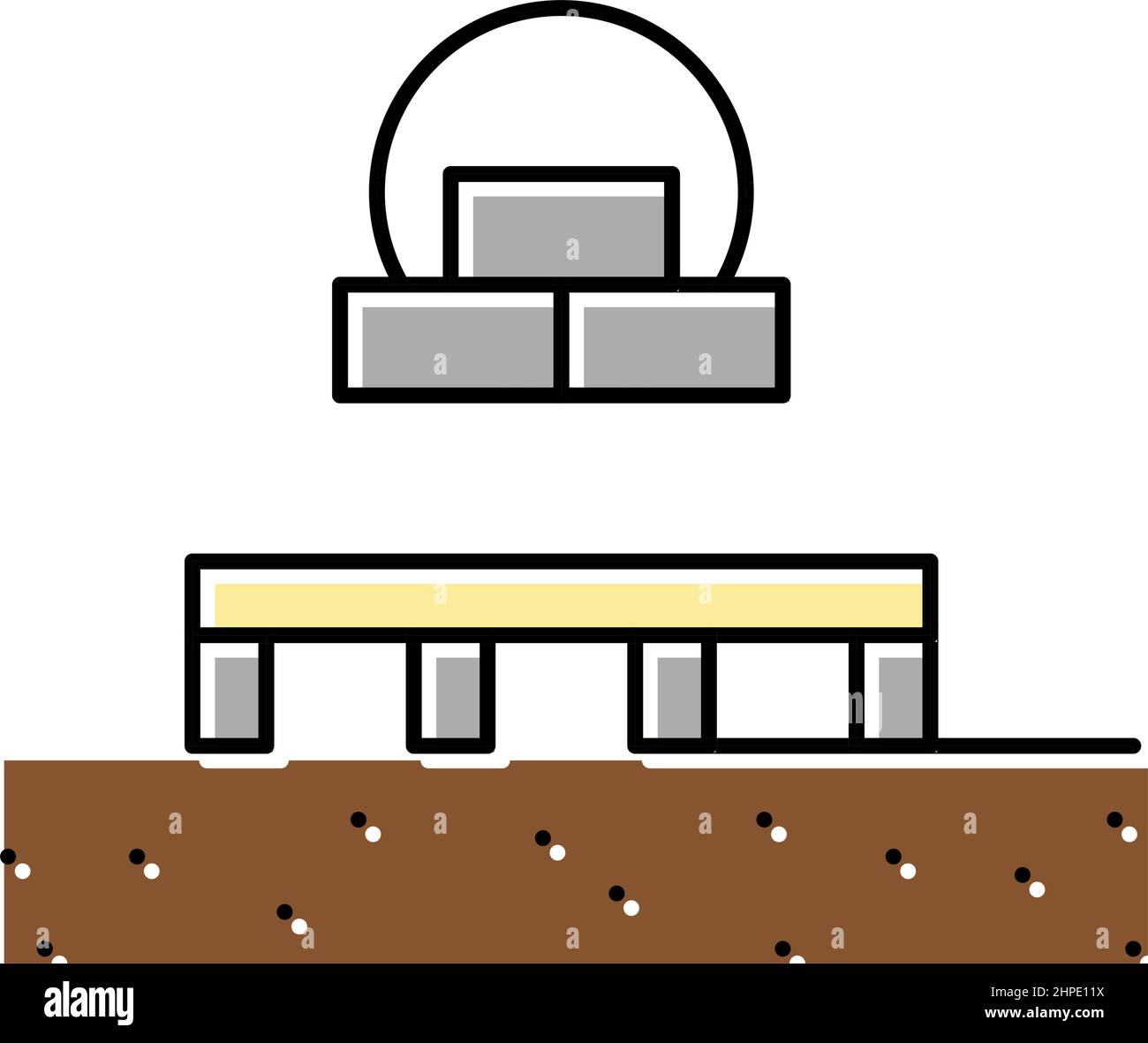 Columnar foundation hi-res stock photography and images - Alamy