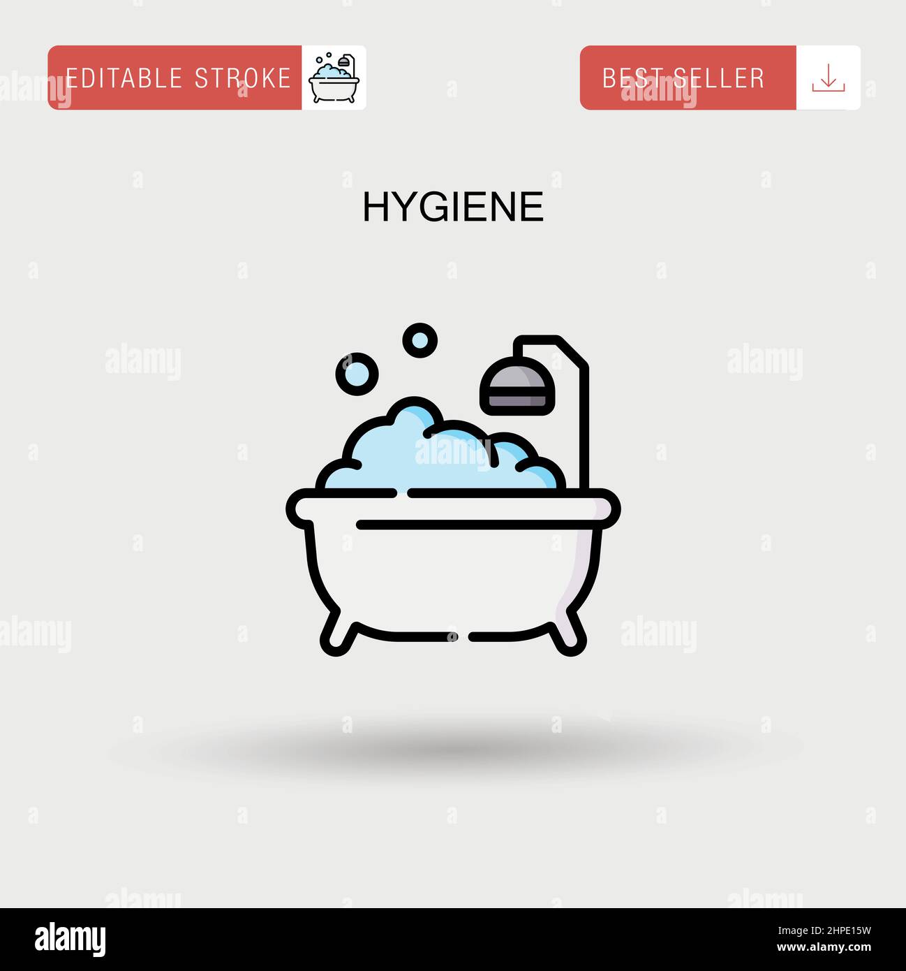 Hygiene Simple vector icon Stock Vector Image & Art - Alamy