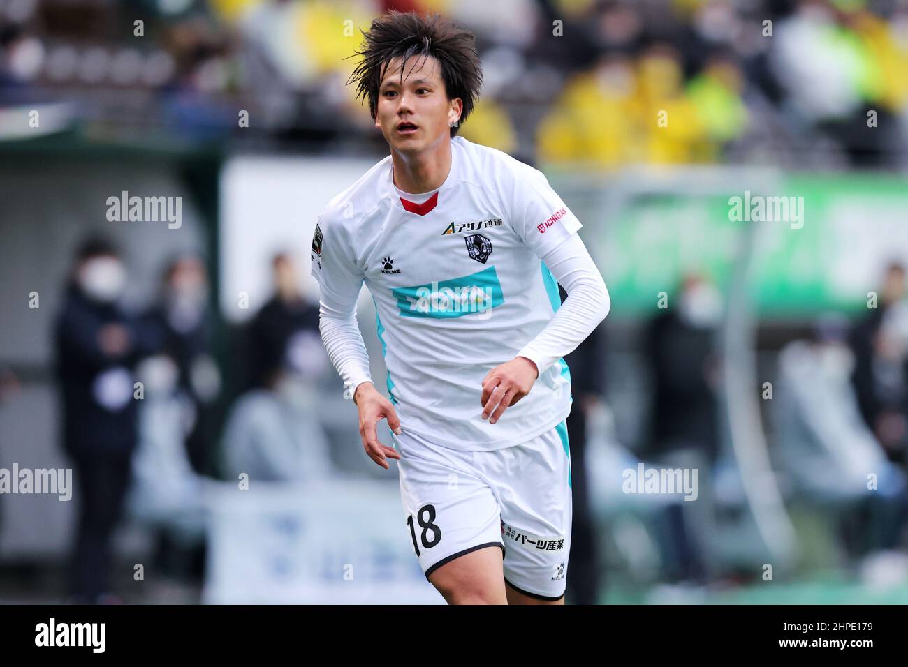 Chiba, Japan. 19th Feb, 2022. Tsuyoshi Miyaichi (Grulla) Football ...