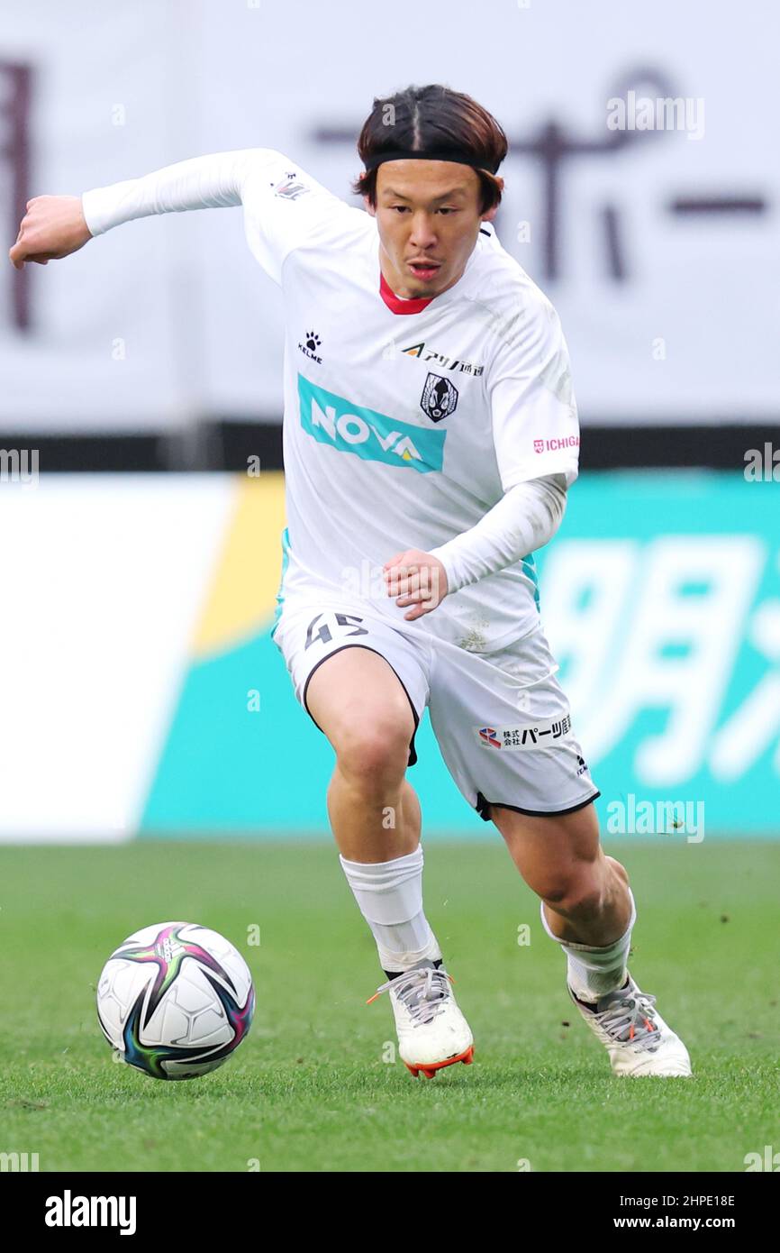 Chiba, Japan. 19th Feb, 2022. Masashi Wada (Grulla) Football/Soccer : 2022 J2 League match ...