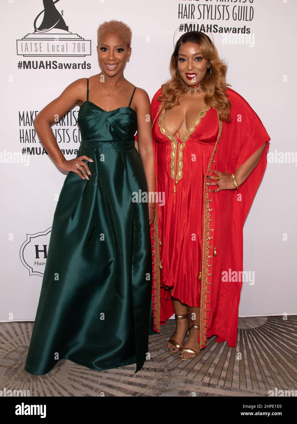 February 19, 2022, Beverly Hills, California, USA: Kym Nicole Oubre and ...