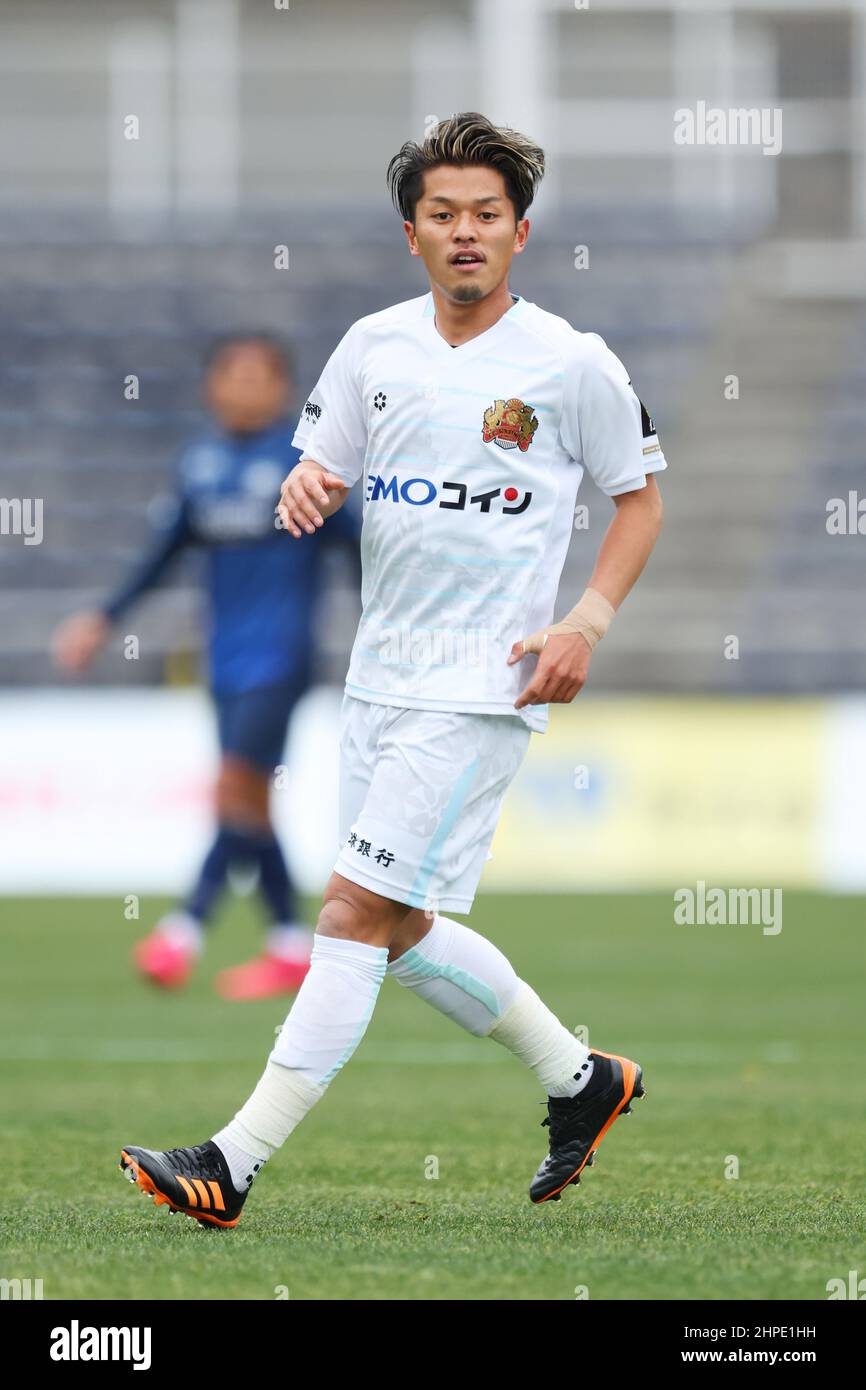 Tokyo, Japan. 20th Feb, 2022. Yuki Kusano (Ryukyu) Football/Soccer : 2022 J2 League match ...