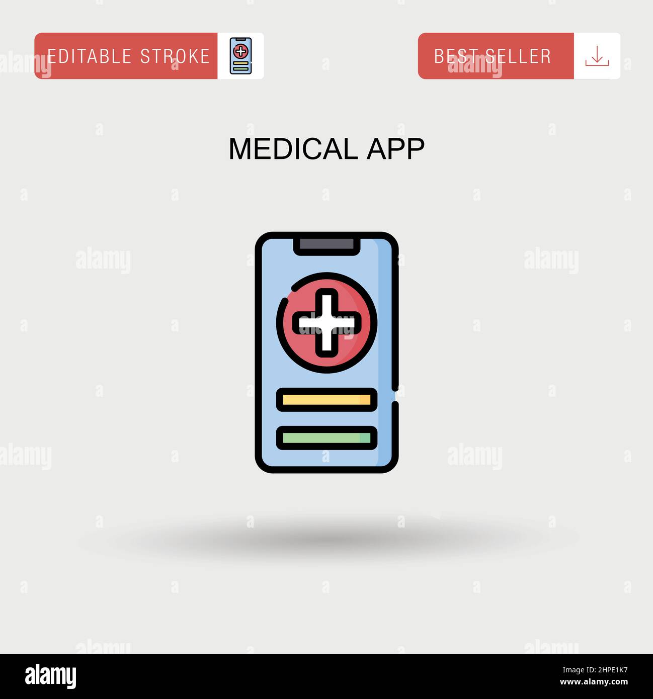 Doctor phone screen Stock Vector Images - Alamy