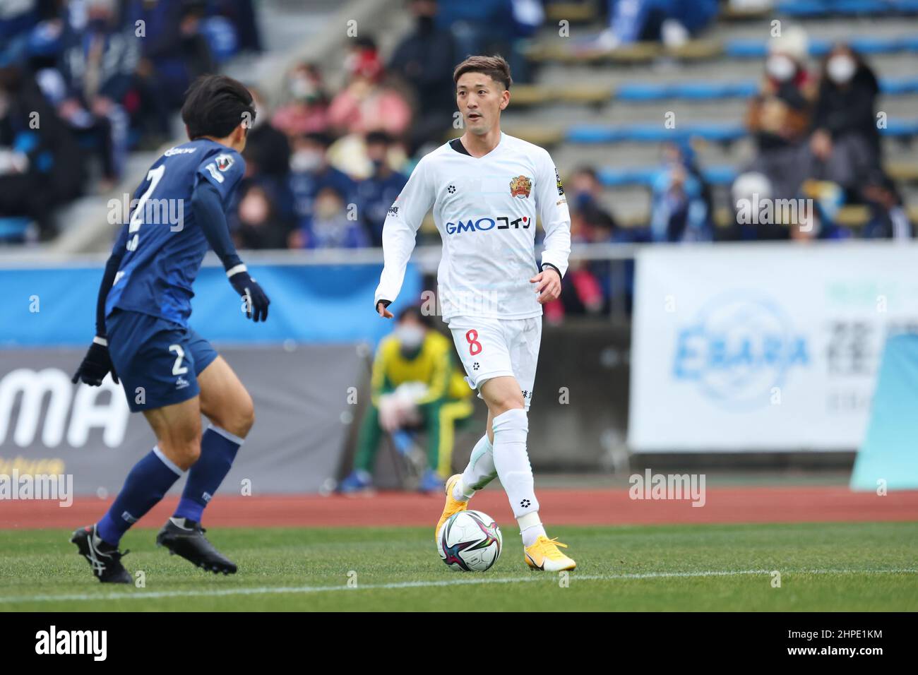 Tokyo, Japan. 20th Feb, 2022. Ren Ikeda (Ryukyu) Football/Soccer : 2022 J2 League match between ...