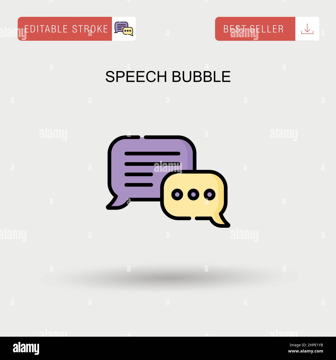 Communication bubble icon design Stock Vector Images - Alamy