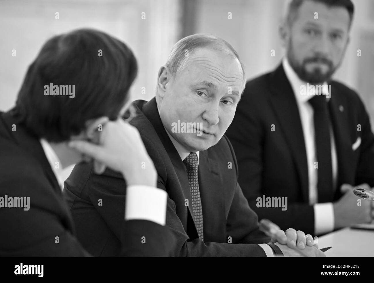Russian President Vladimir Putin Had A Meeting With Delovaya Rossiya