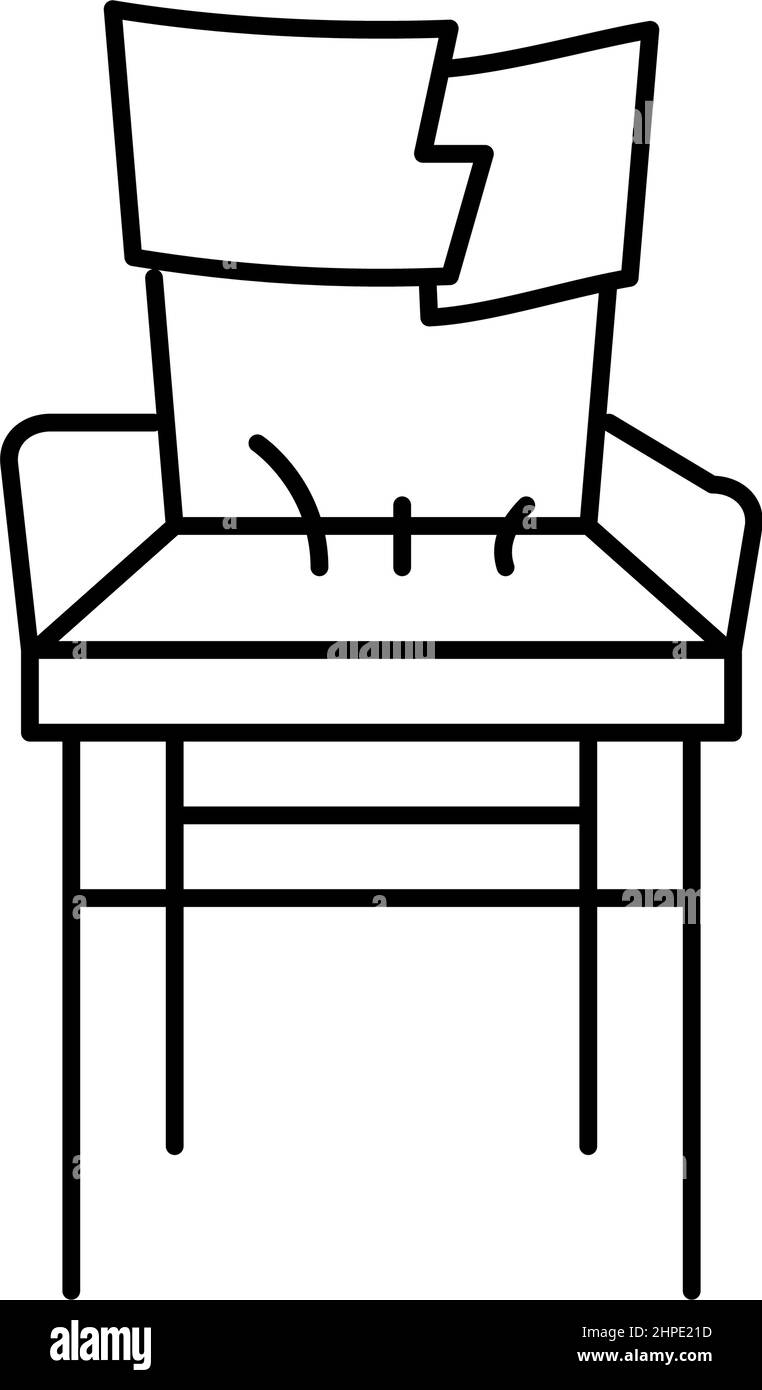 Broken Chair Clipart