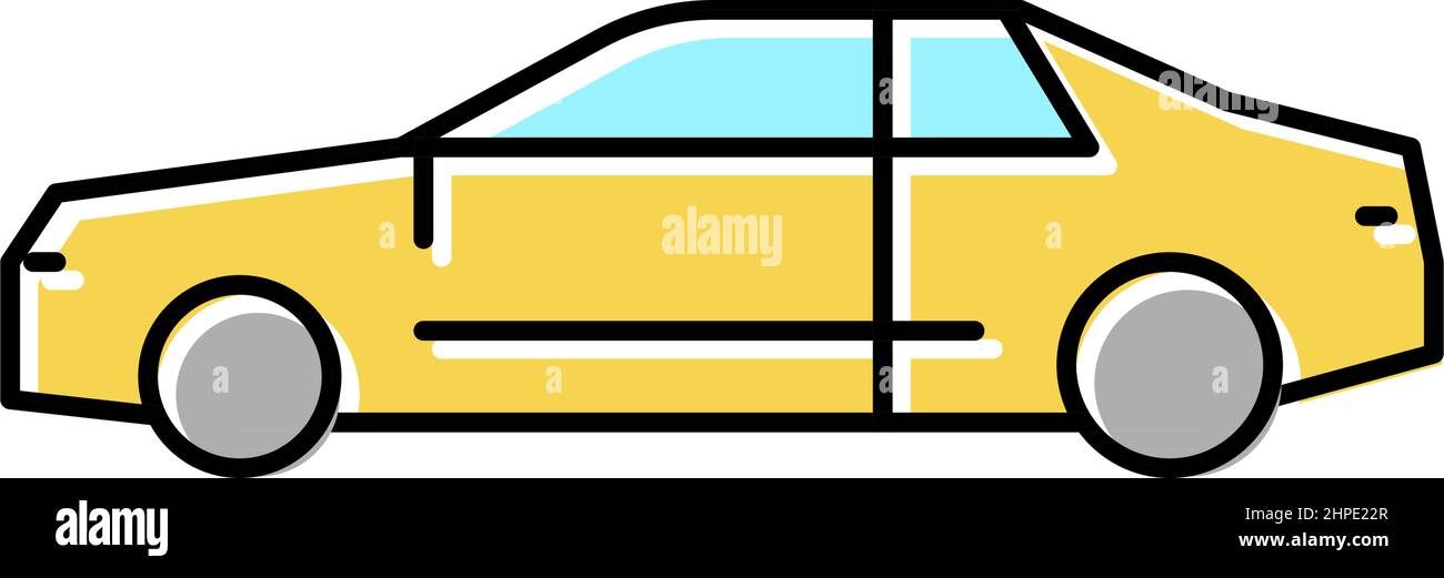 coupe car color icon vector illustration Stock Vector Image & Art - Alamy