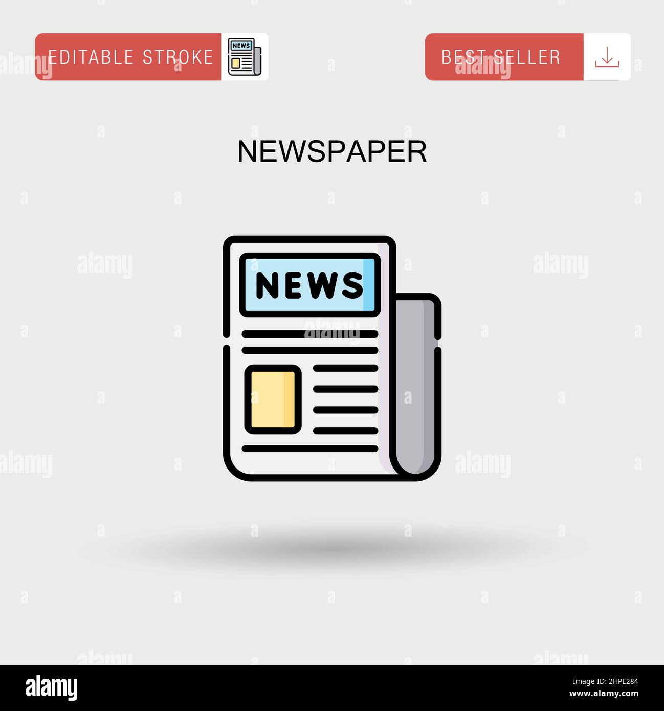 Broadsheet newspaper template hi-res stock photography and images - Alamy
