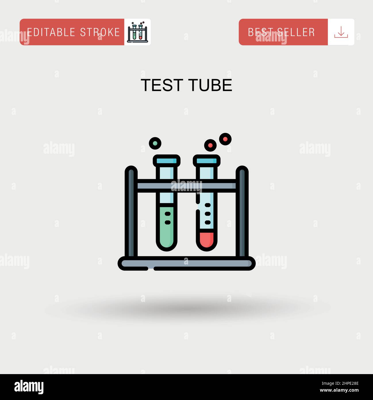 Lab test icon Stock Vector Images - Alamy