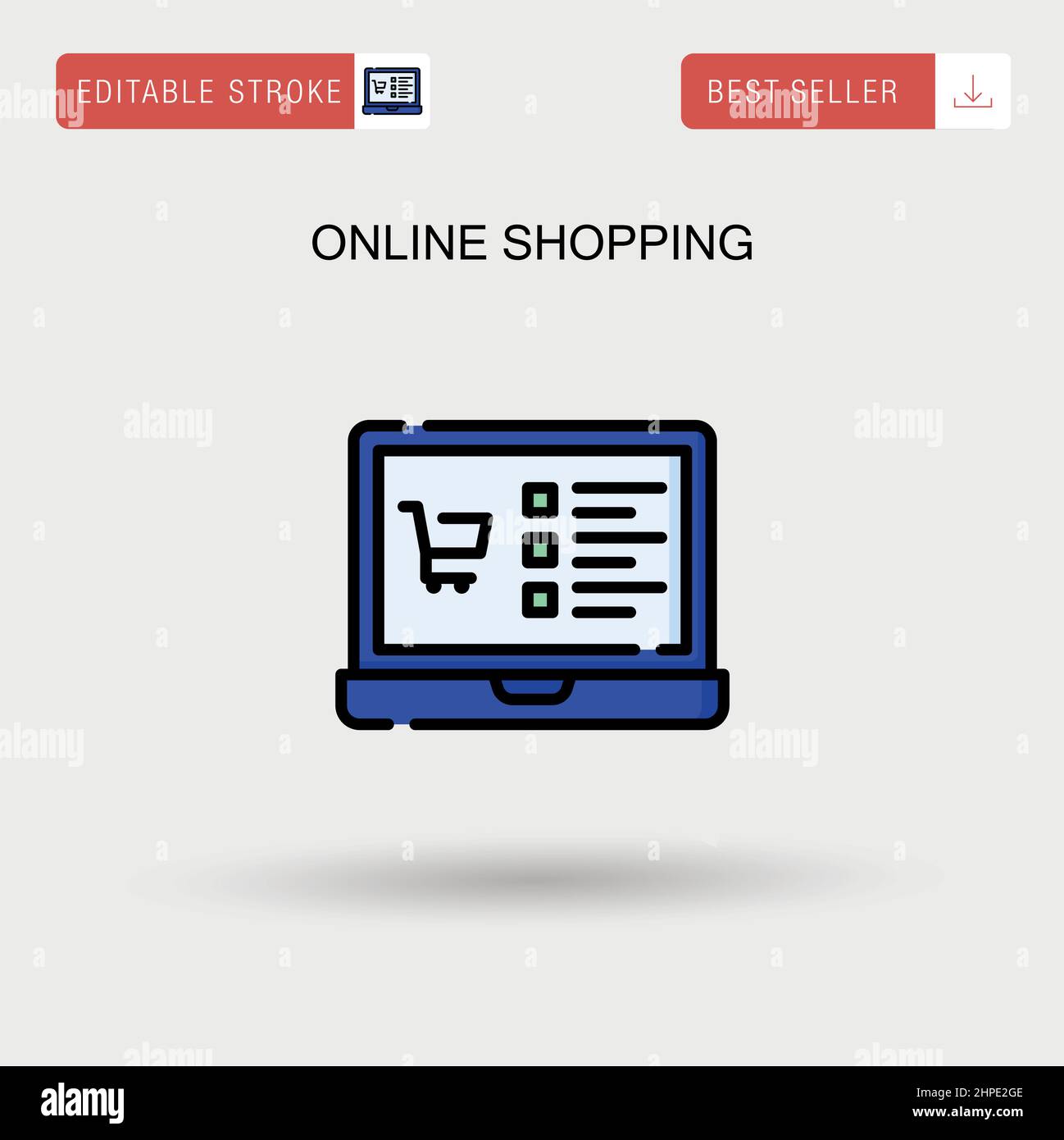 Business online ecommerce woman Stock Vector Images - Alamy