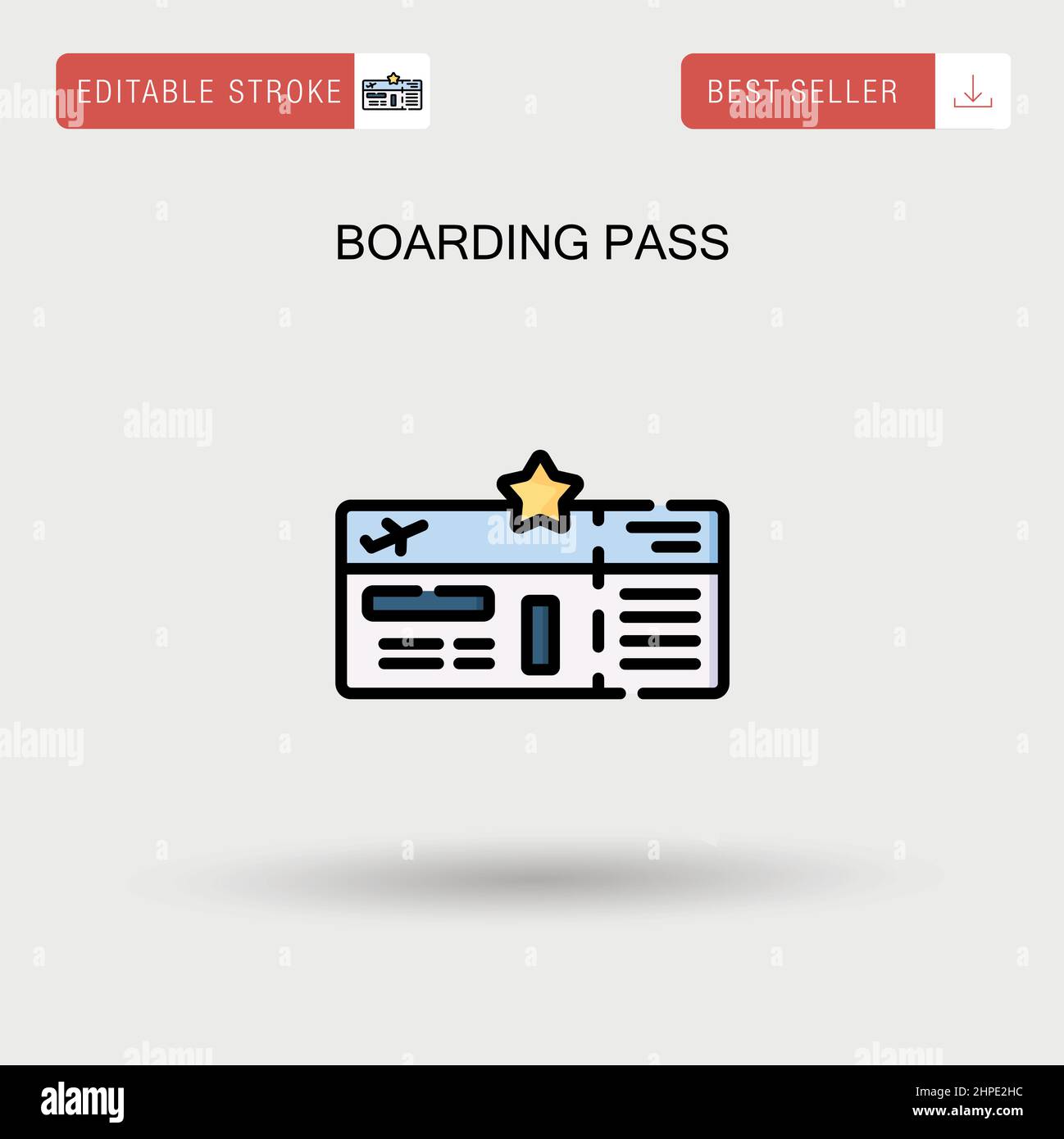 Boarding icon hi-res stock photography and images - Alamy