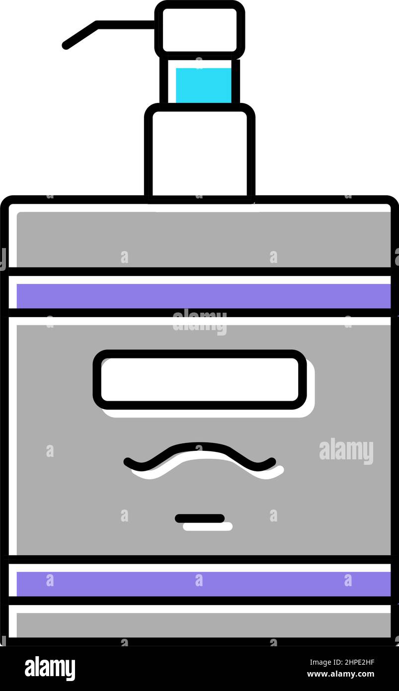 lotion after shave color icon vector illustration Stock Vector Image ...
