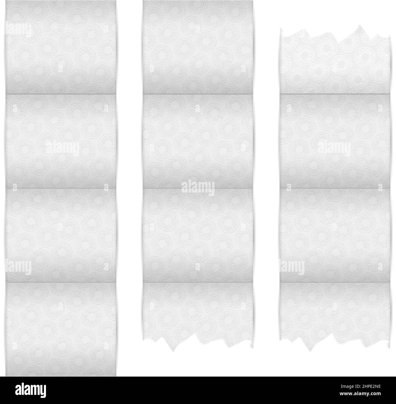 Toilet paper set on a white background. Vector illustration Stock ...
