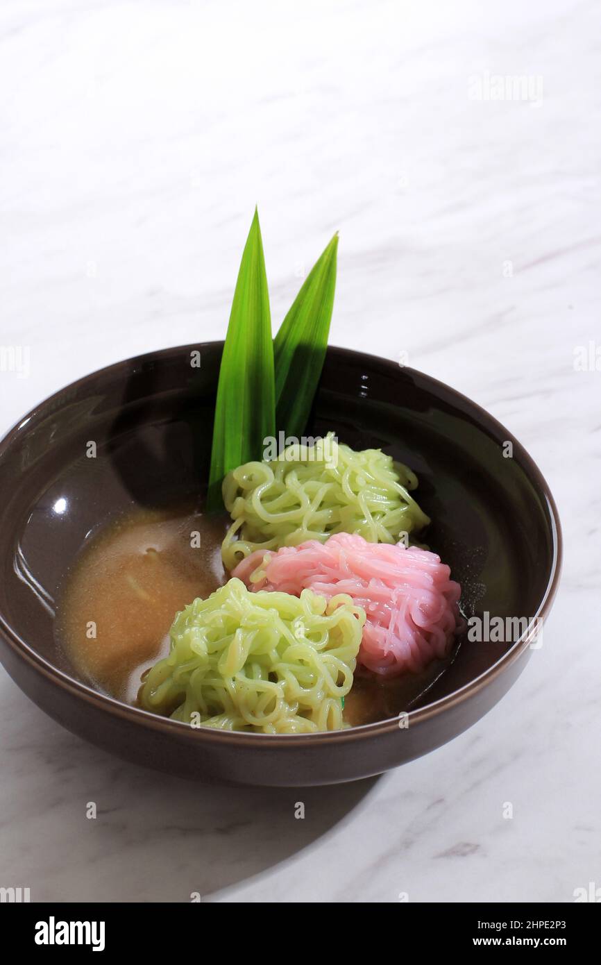 Petulo or Putu Mayang is a Traditional Indonesian Snack Made from ...