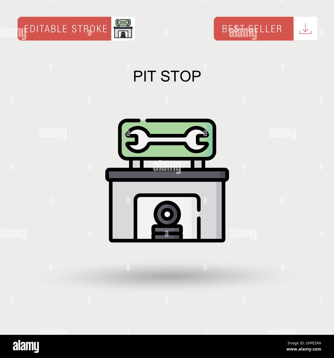 Race pit stop Stock Vector Images - Alamy