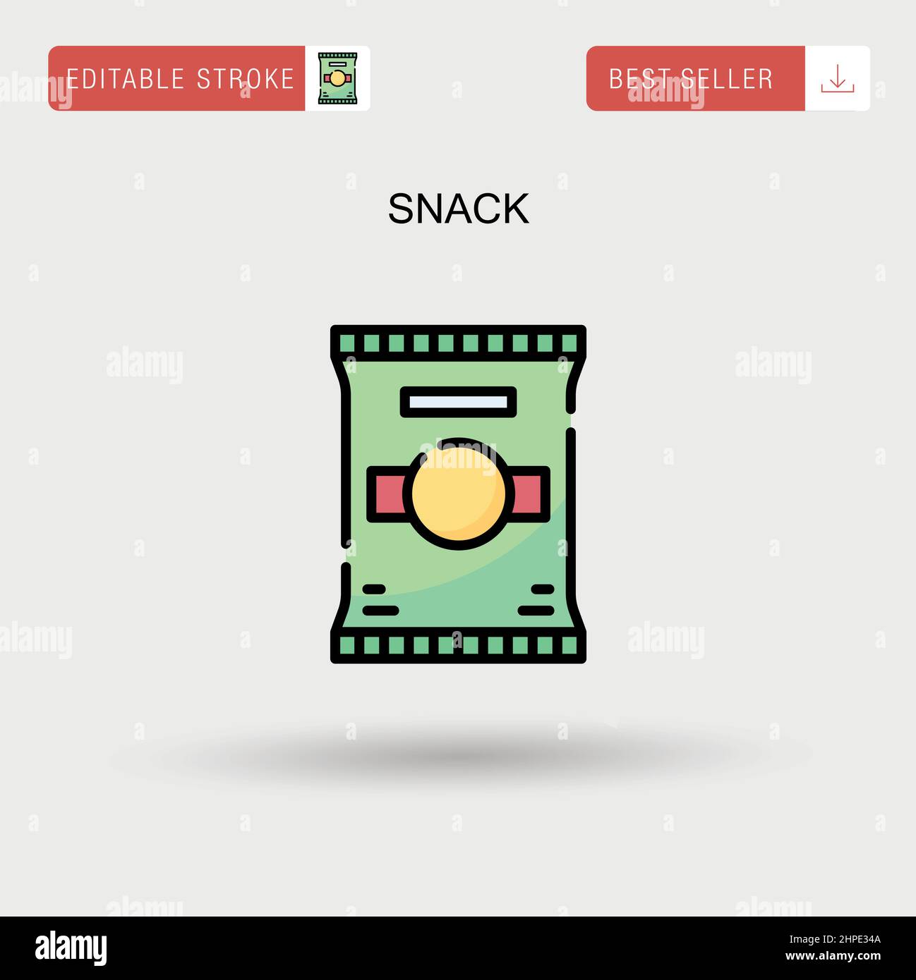 Healthy burger and chips Stock Vector Images - Alamy