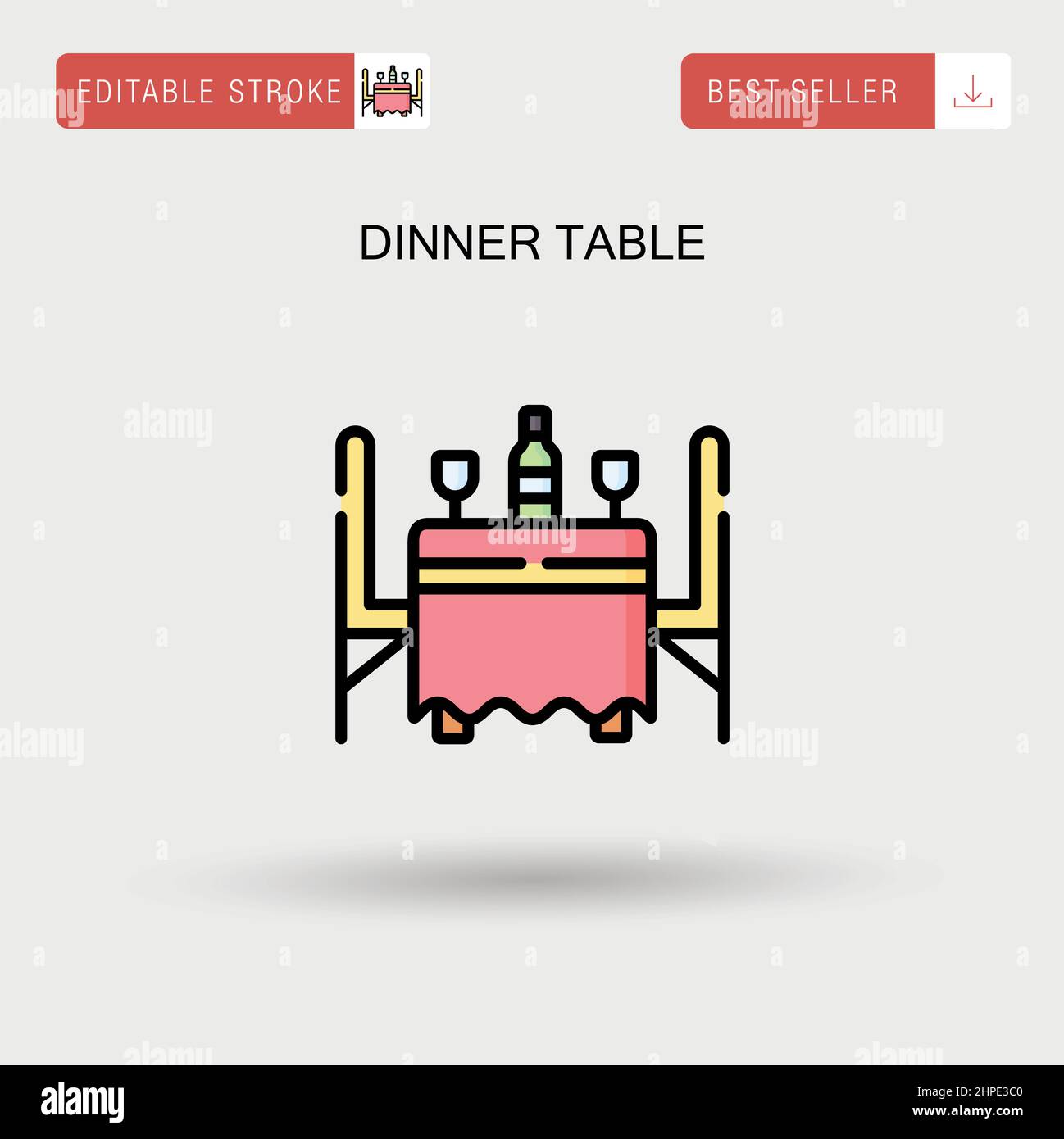 Restaurant table setting party Stock Vector Images - Alamy