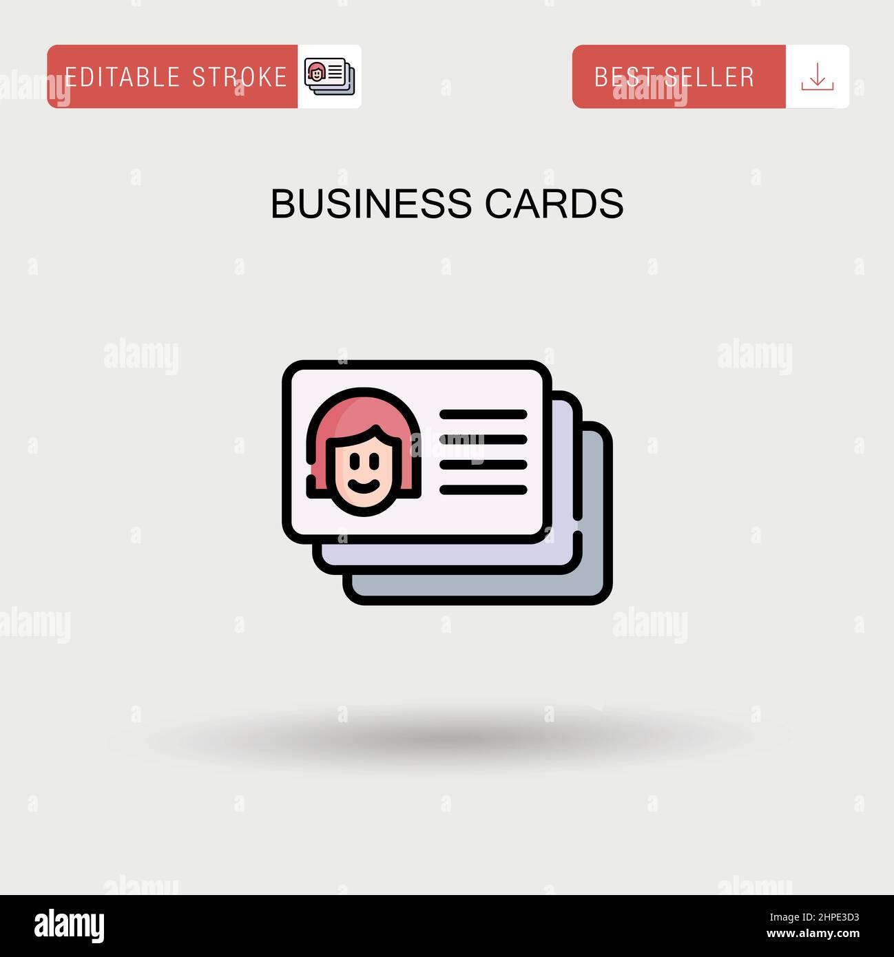 Business cards white paper Stock Vector Images - Alamy