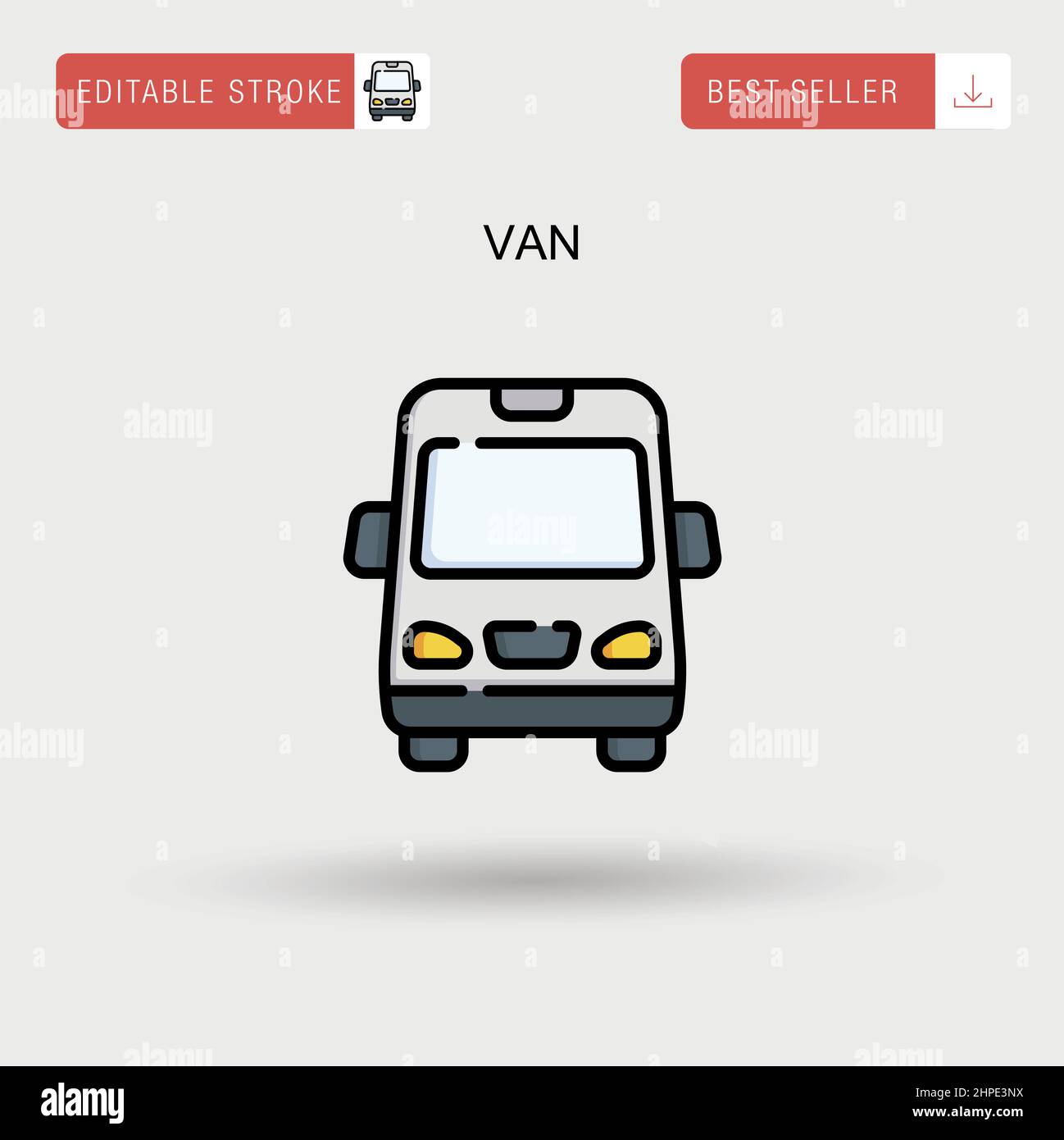 Van white background Stock Vector Images - Alamy