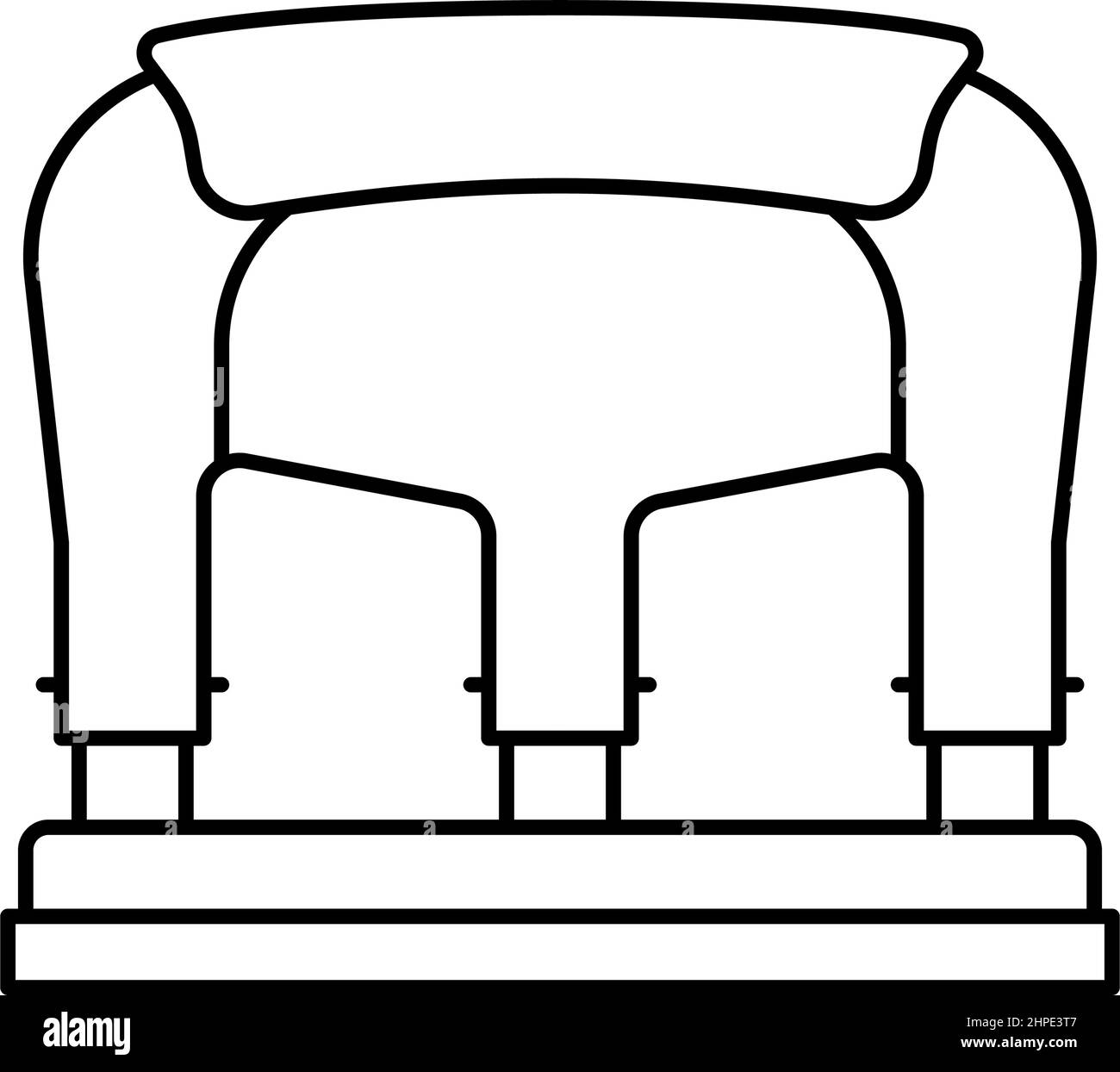 three-hole punch line icon vector illustration Stock Vector Image & Art ...