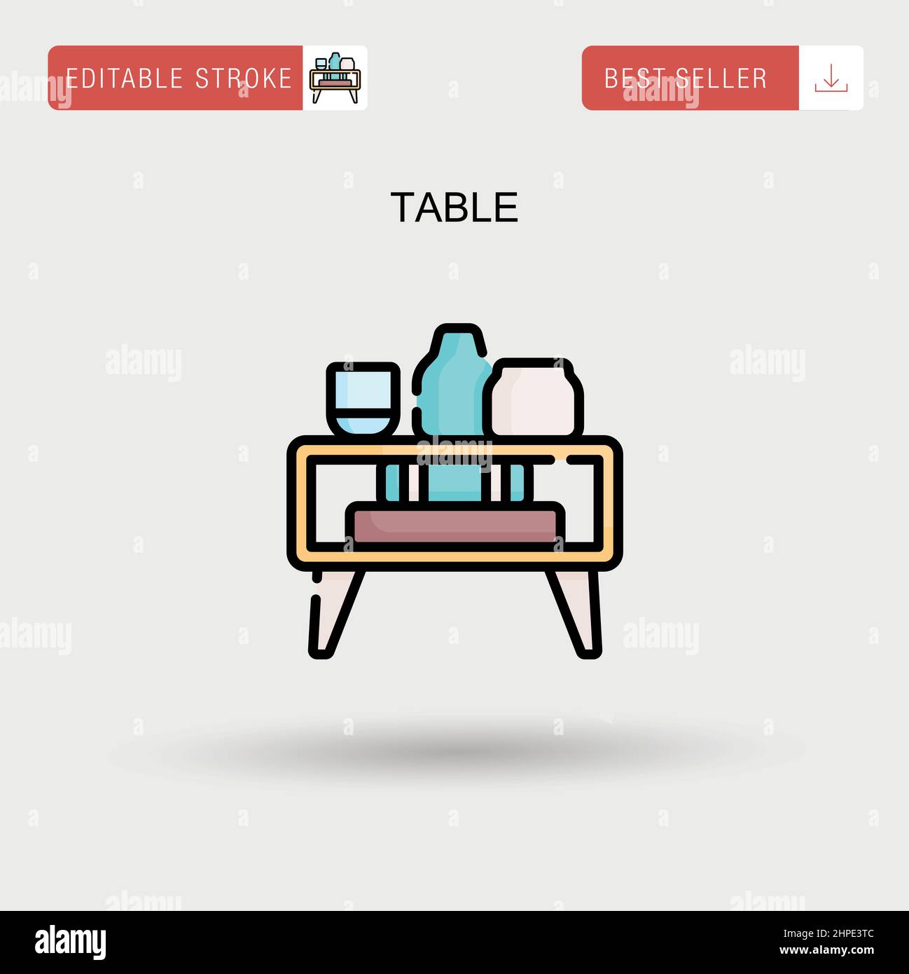 Empty wood counter tabletop Stock Vector Images - Alamy