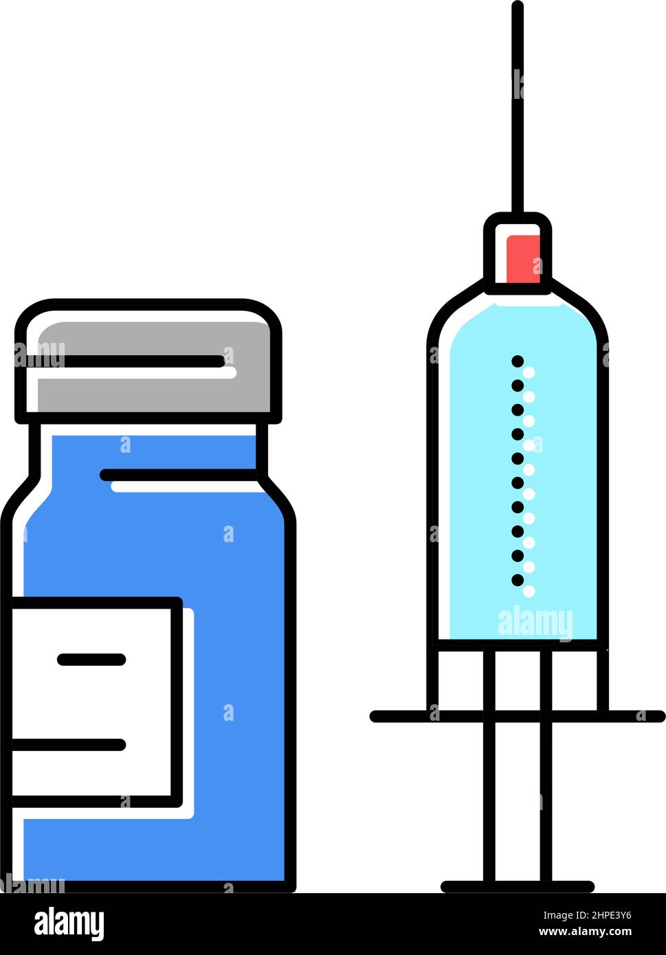 syringe anesthesia and ampoule color icon vector illustration Stock ... syringe anesthesia and ampoule color icon vector illustration Stock ...