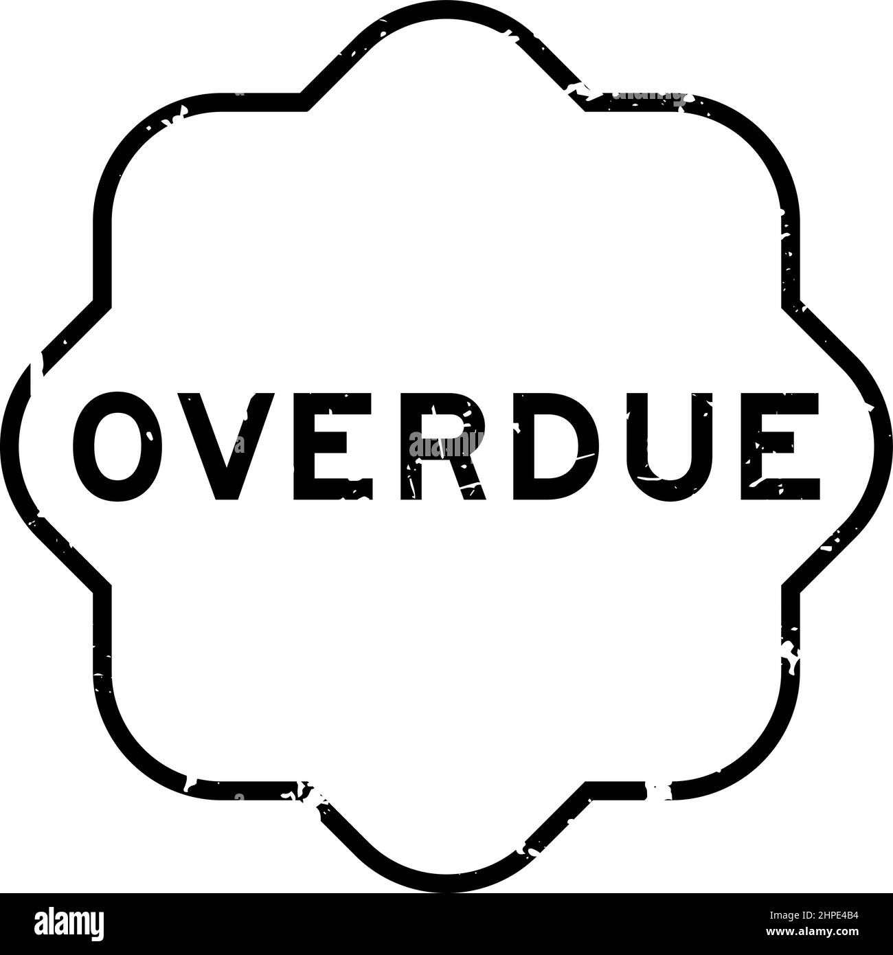 Payment delay word Stock Vector Images - Alamy