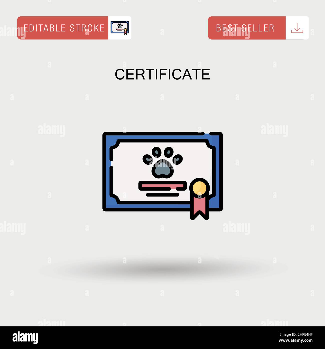 Certificate of appreciation blank template hi-res stock photography and ...