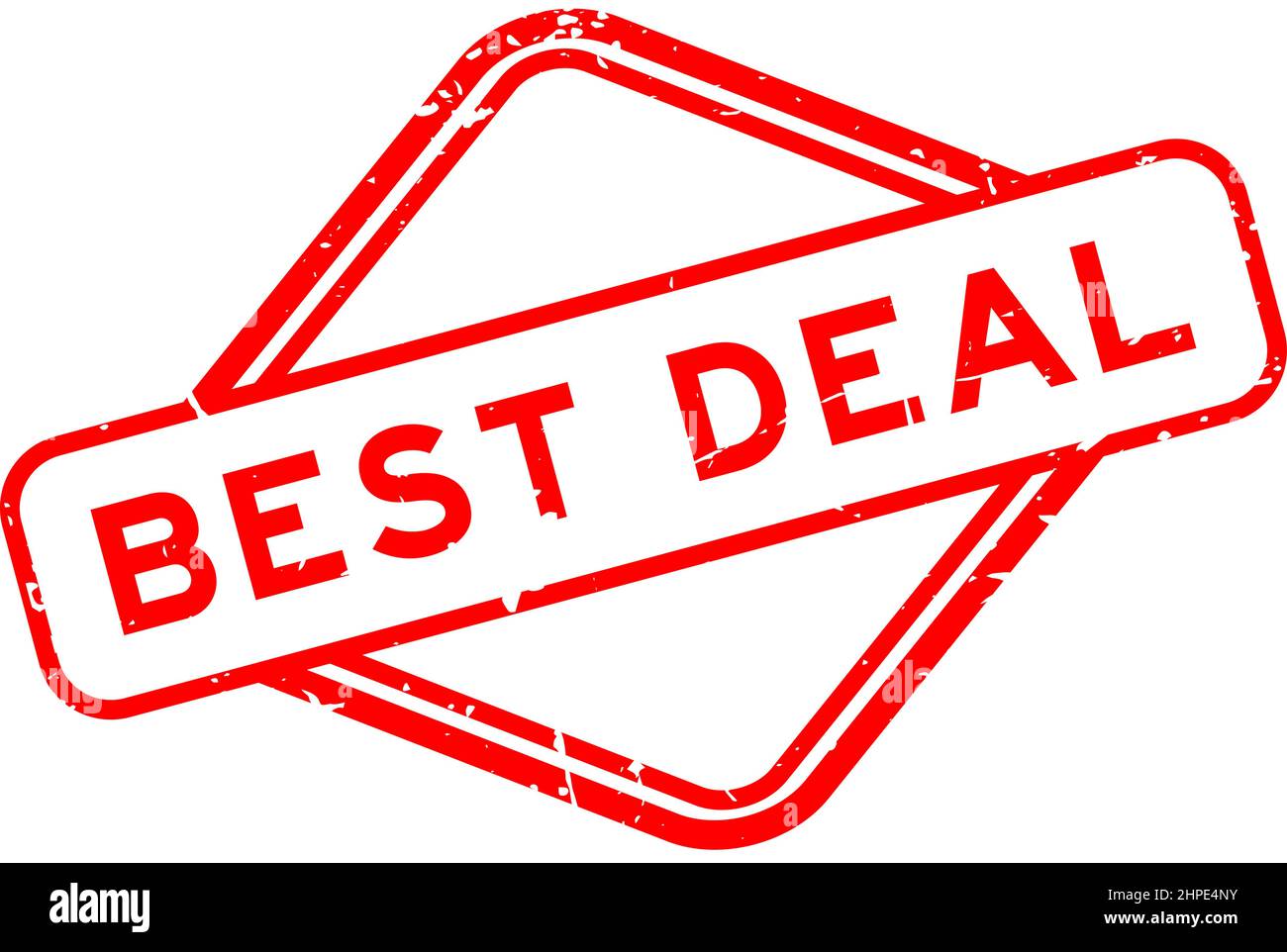 Grunge red best deal word rubber seal stamp on white background Stock ...