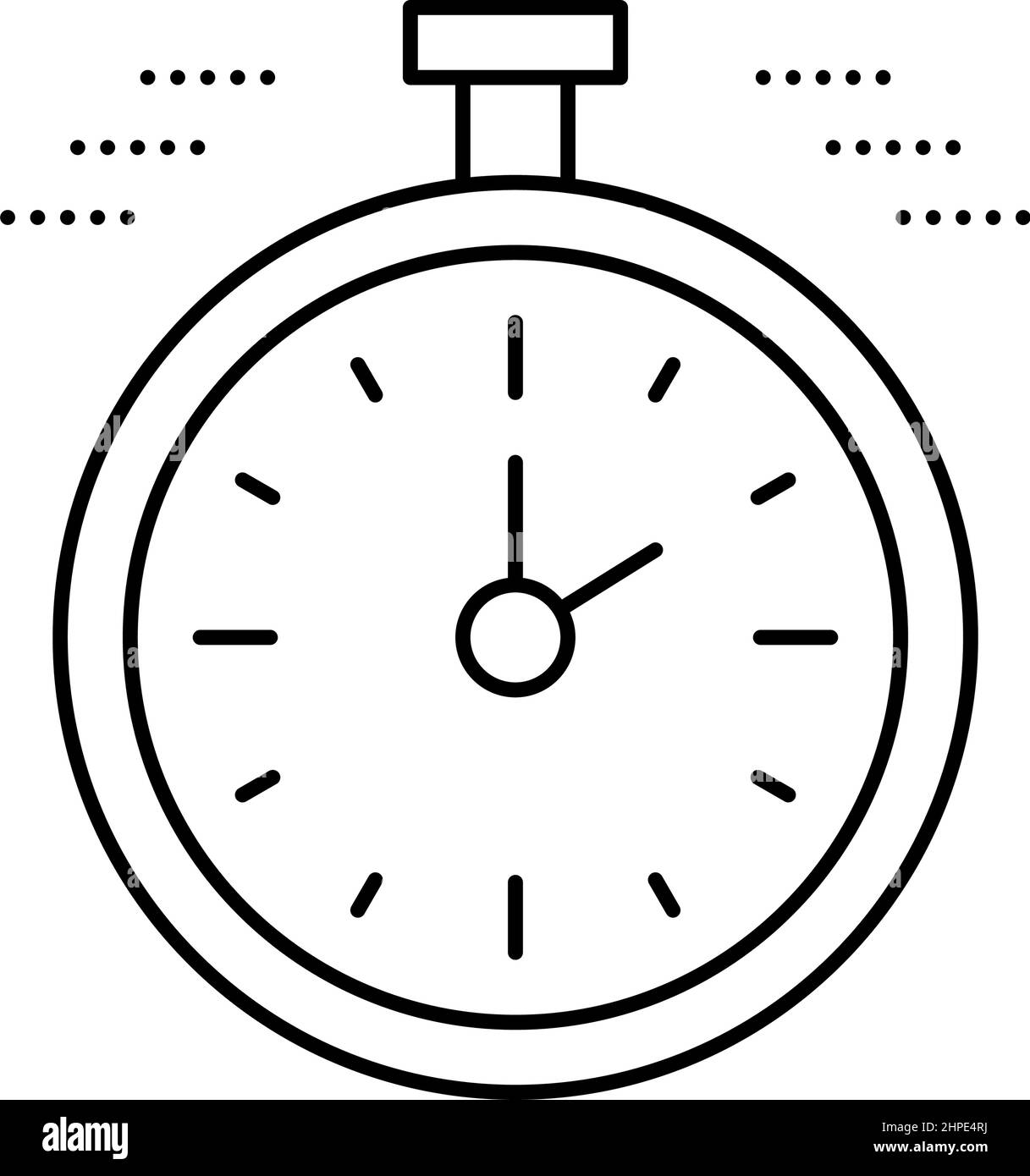 watch time line icon vector illustration Stock Vector Image & Art - Alamy