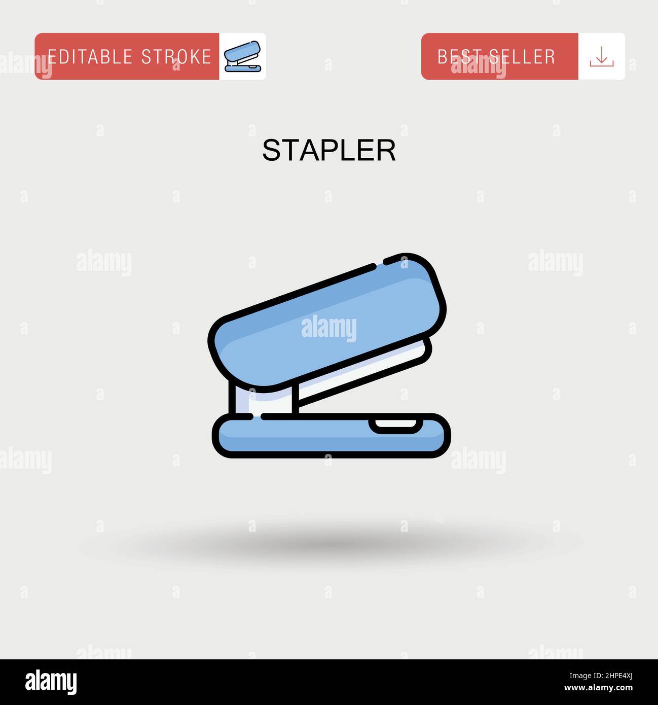 Black office stapling machine hi-res stock photography and images - Alamy