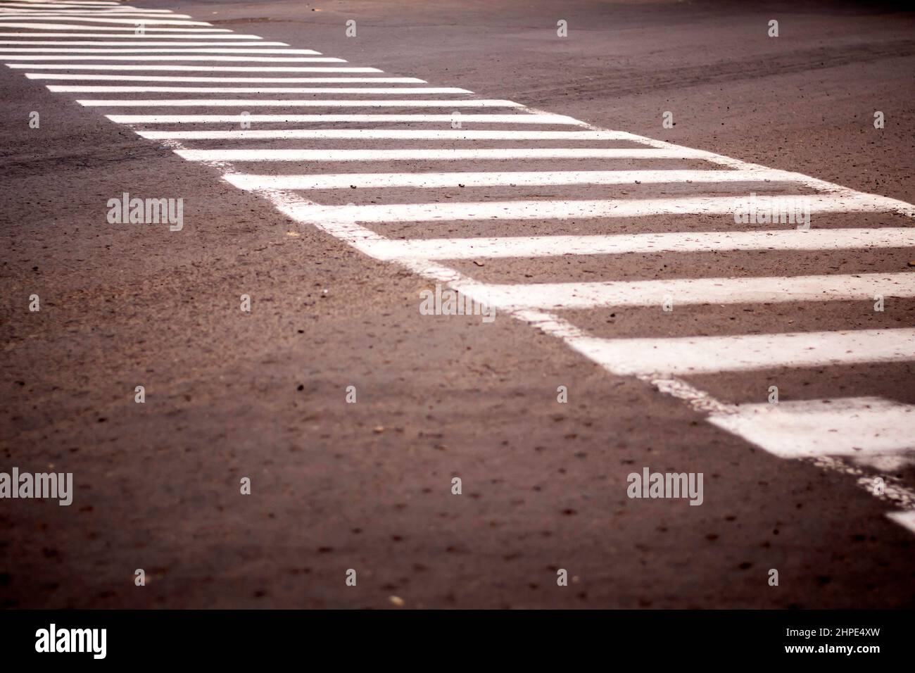 pedestrian pathway on a road crossing Stock Photo - Alamy