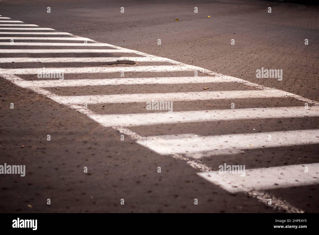pedestrian pathway on a road crossing Stock Photo - Alamy