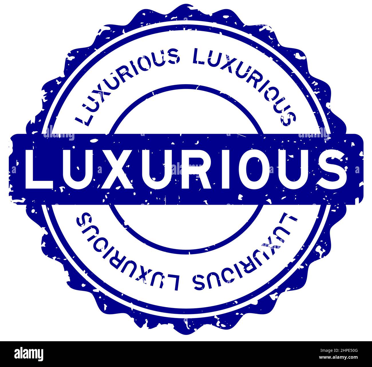 Grunge blue luxurious word hi-res stock photography and images - Alamy