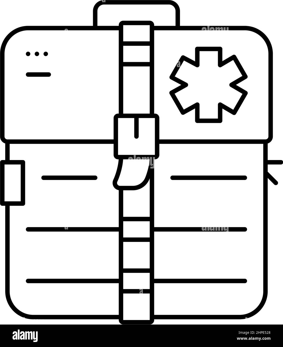 medical kit line icon vector illustration Stock Vector Image & Art - Alamy