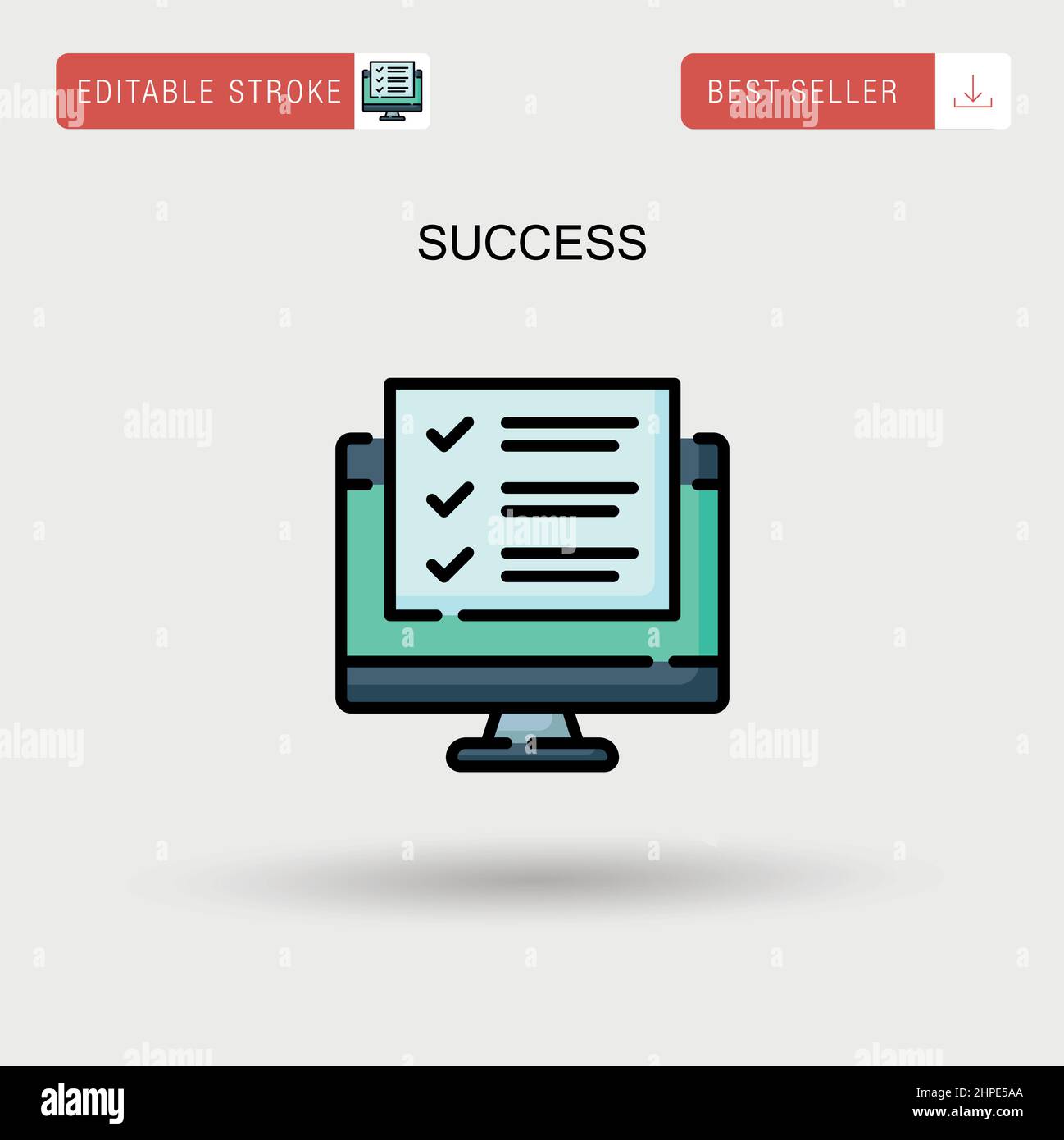 Success Simple vector icon Stock Vector Image & Art - Alamy
