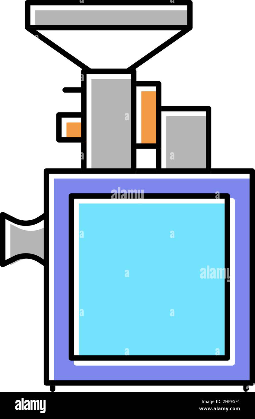 grinding equipment color icon vector illustration Stock Vector Image ...