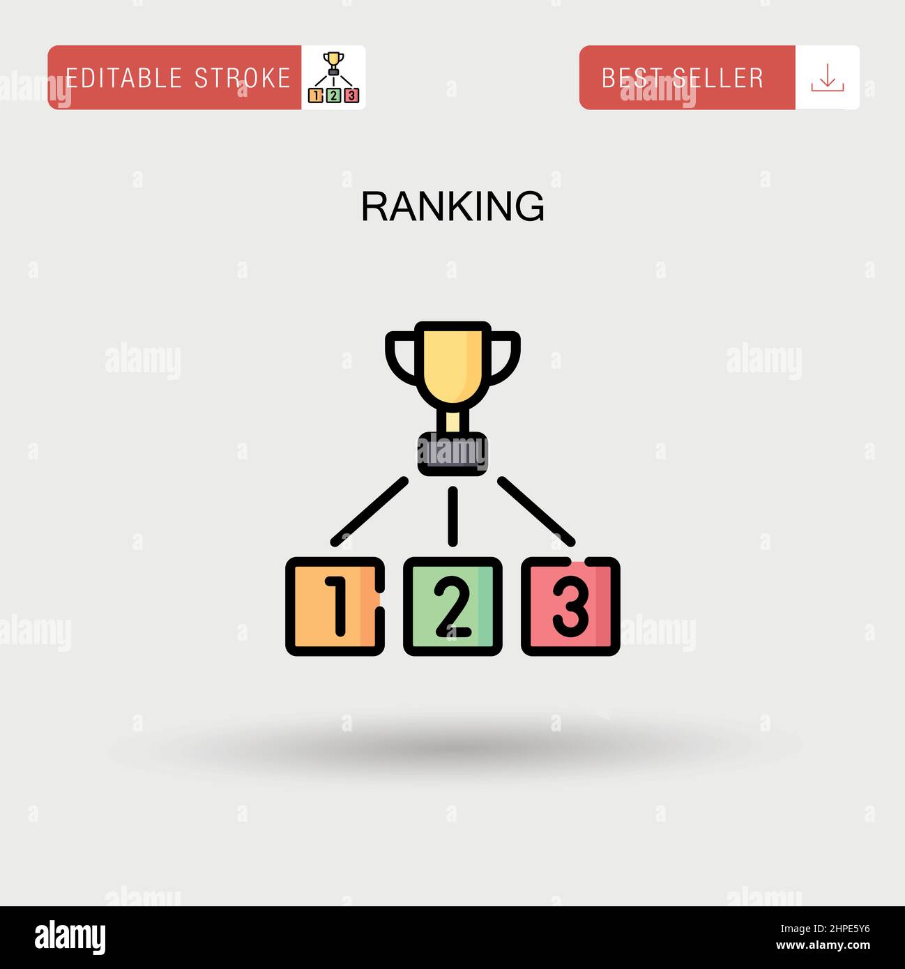 Ranking vector hi-res stock photography and images - Alamy