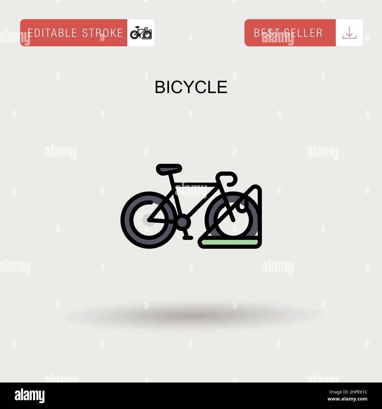 Bicycle simple hi-res stock photography and images - Alamy