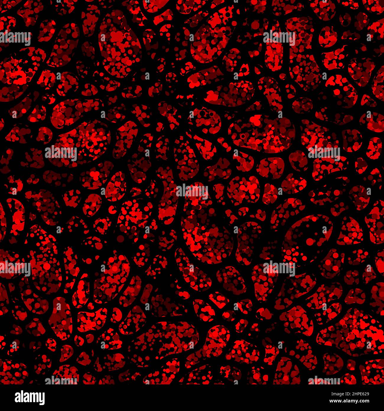 Red blood boil adrenaline. Vector illustration seamless pattern ...